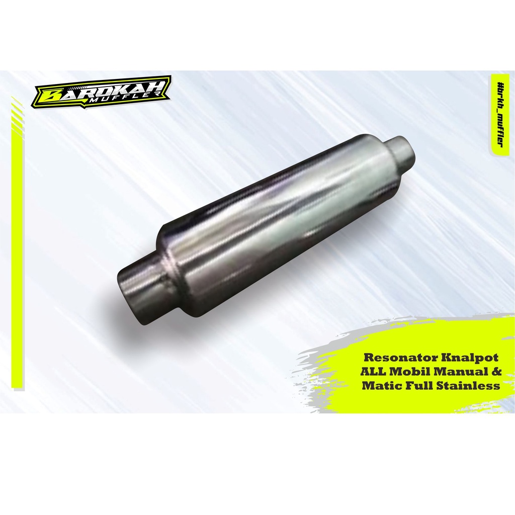 Jual Resonator Knalpot ALL Mobil Manual & Matic FULL Stainless | Shopee ...
