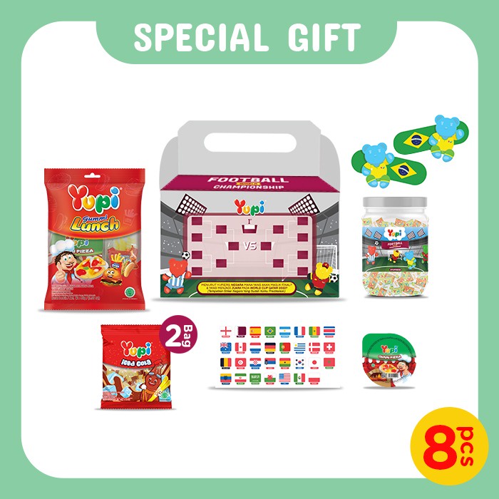 Jual Yupi Special Gift Soccer Limited Edition | Shopee Indonesia