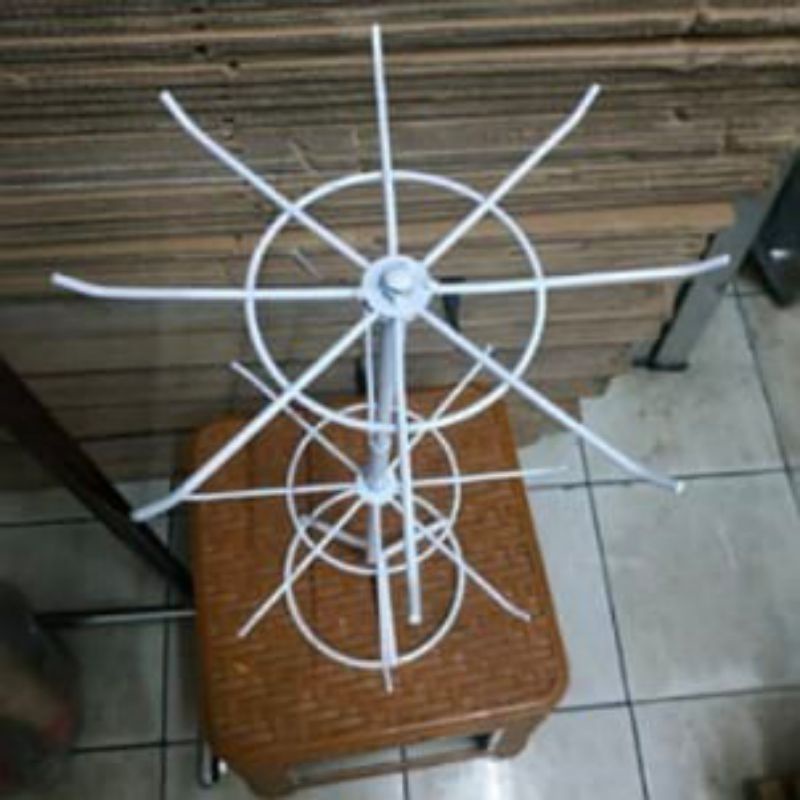 Jual rak display putar matahari serbaguna 2 susun -mini | Shopee Indonesia