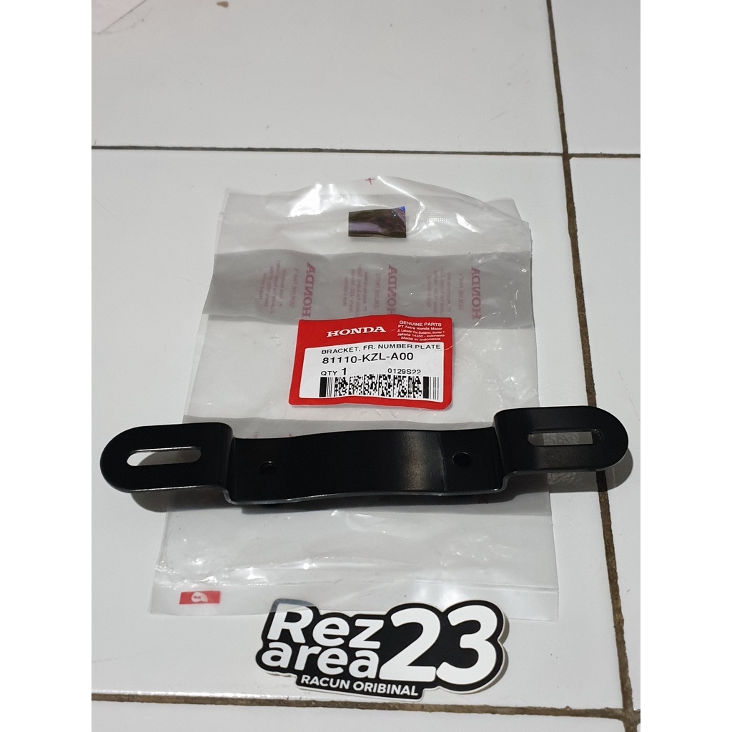 Jual besi dudukan plat nomor depan honda beat spacy vario 110cw beat ...