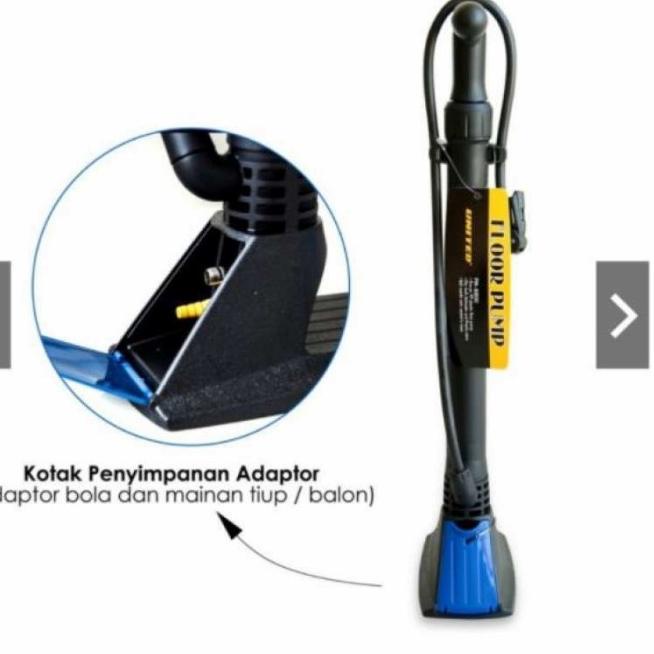 Jual Pompa Kompa Sepeda PM 8800 UNITED Floor Pimp ORIGINAL | Shopee ...