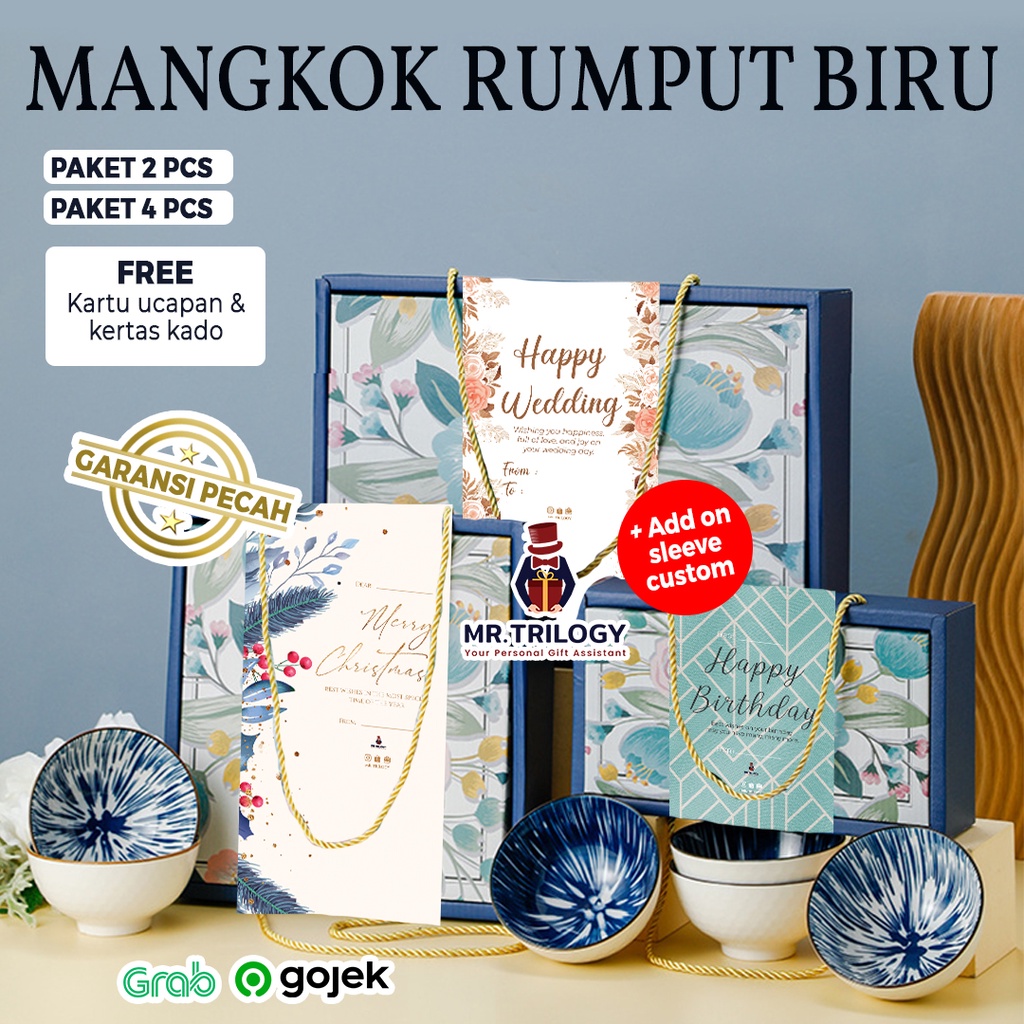 Jual Souvenir Mangkok Keramik Set Alat Makan Kekinian Elegan Hampers ...
