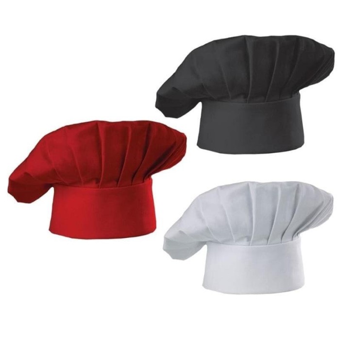 Jual Topi Koki / Chef Hat Jamur Premium Quality | Shopee Indonesia