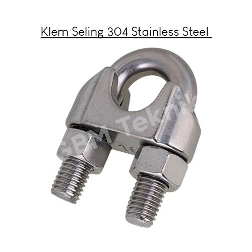 Jual Klem Seling Stainless SS 304 10MM / Wire Rope Clip SS 304 10MM ...