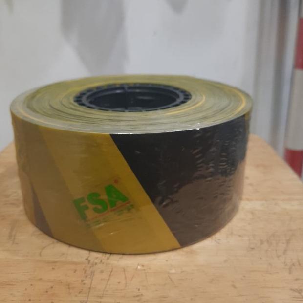Jual Police Line atau Barricade Tape KUNING HITAM 3 inch X 500 meter ...