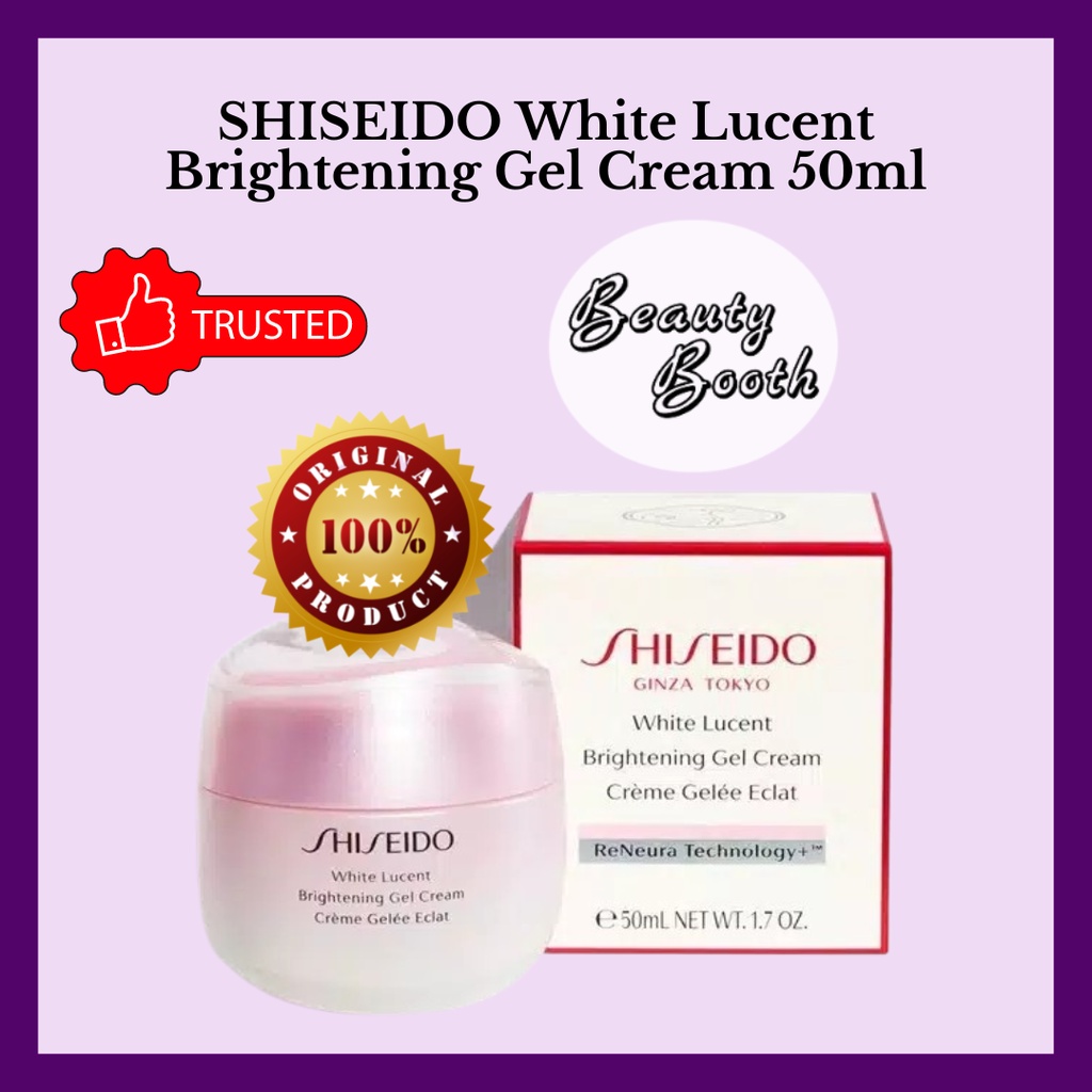 Jual SHISEIDO White Lucent Brightening Gel Cream 50ml - Beauty Booth Beautybooth | Shopee Indonesia