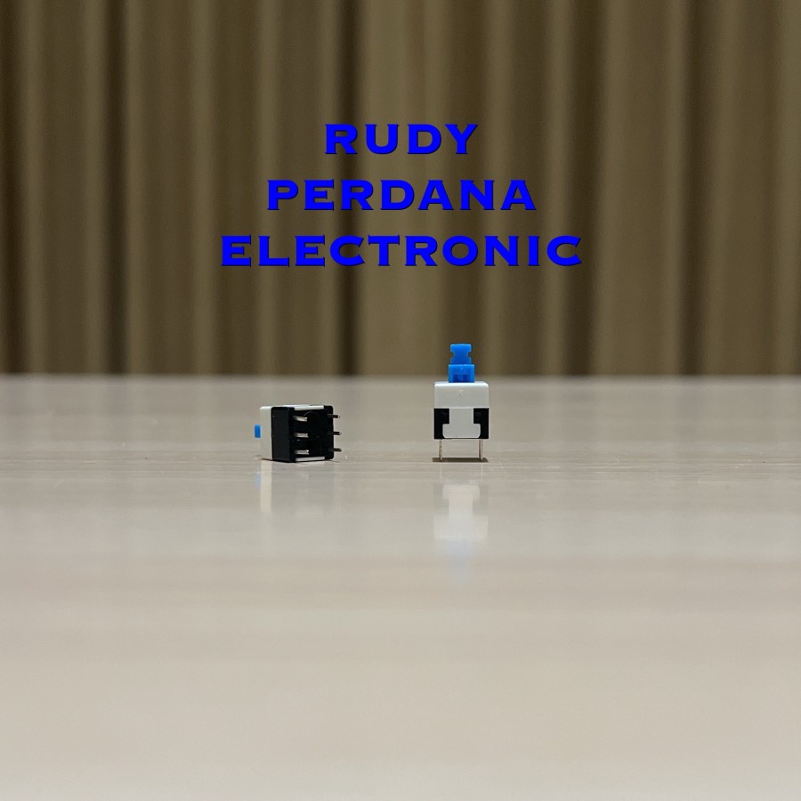 Jual SWITCH PUSH BUTTON SAKLAR ON 6 PIN KOTAK MINI 8MM 8X8 MM PB-22E08 ...