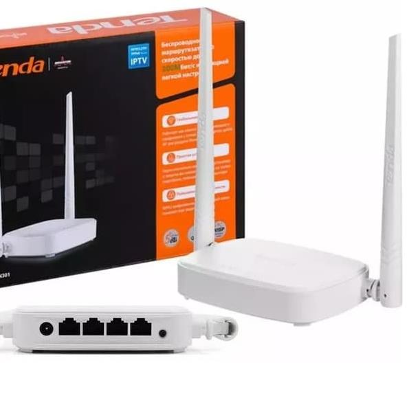 Jual Tenda N301 N300 WiFi Wireless Router Extender 300Mbps Easy Setup ...