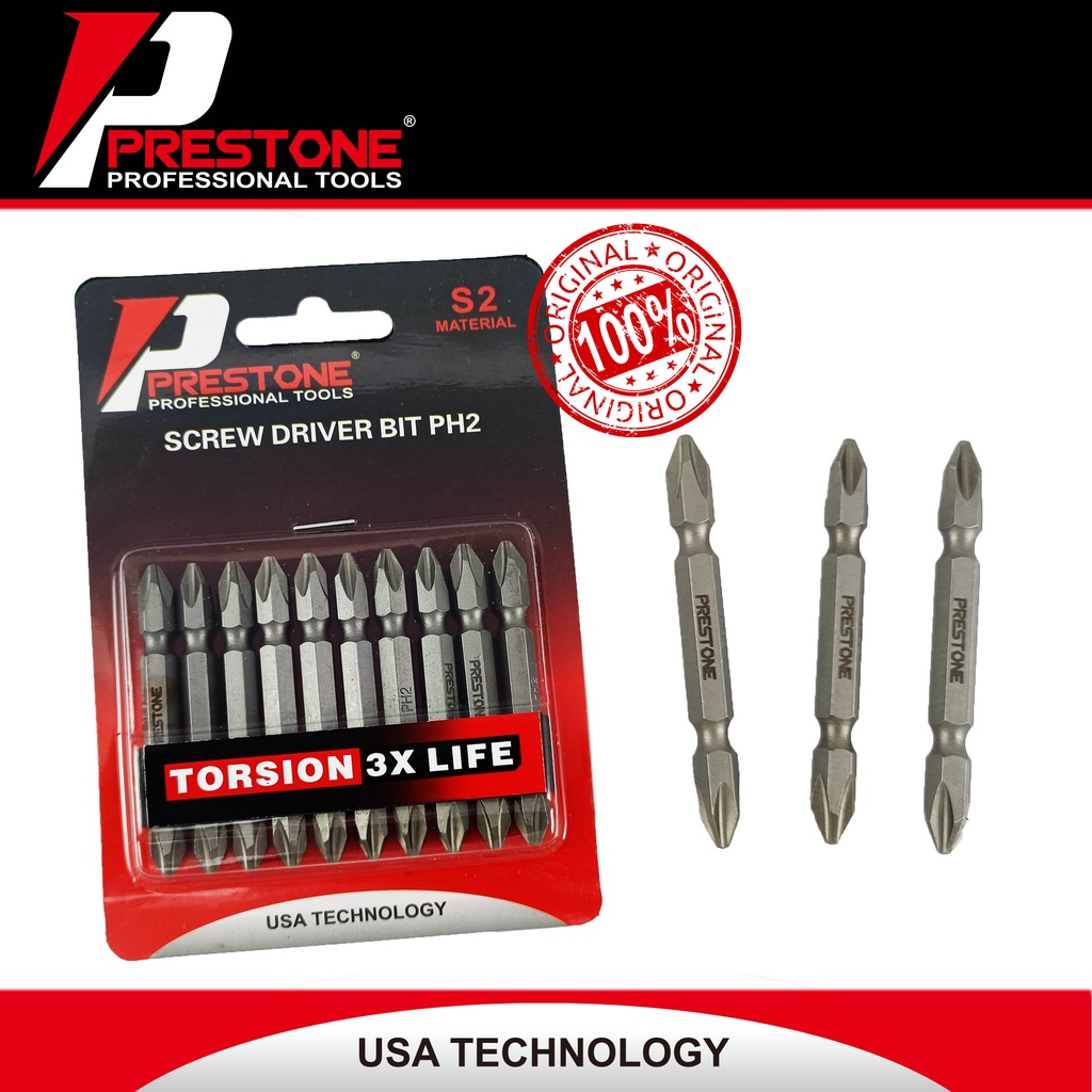 Jual MATA BOR OBENG MAGNET PH2 SET 10 PCS PRESTONE USA / MATA OBENG BOR ...