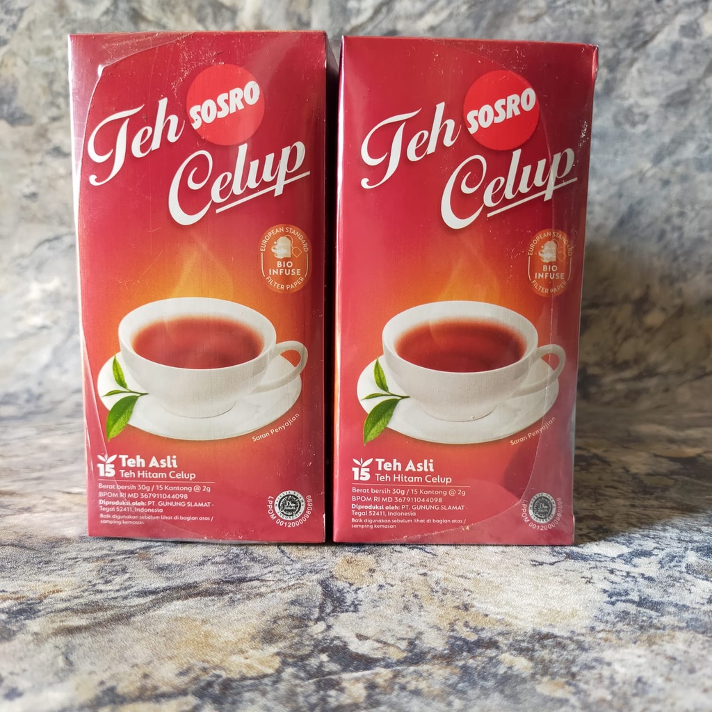 Jual Teh Celup Sosro TB 15 / isi 15 Kantong - Box | Shopee Indonesia