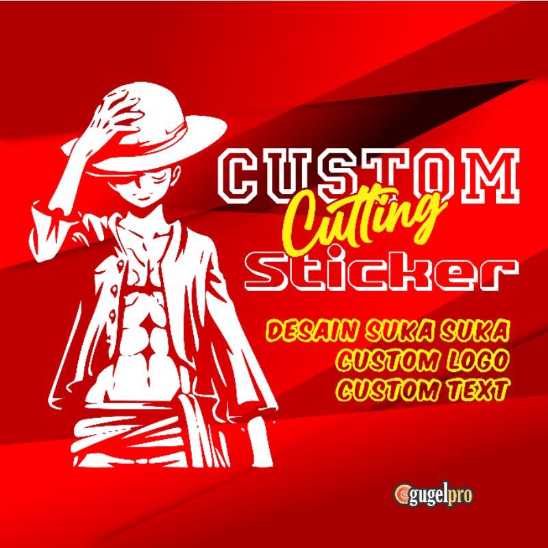 Jual Custom cutting sticker desain suka suka | Shopee Indonesia