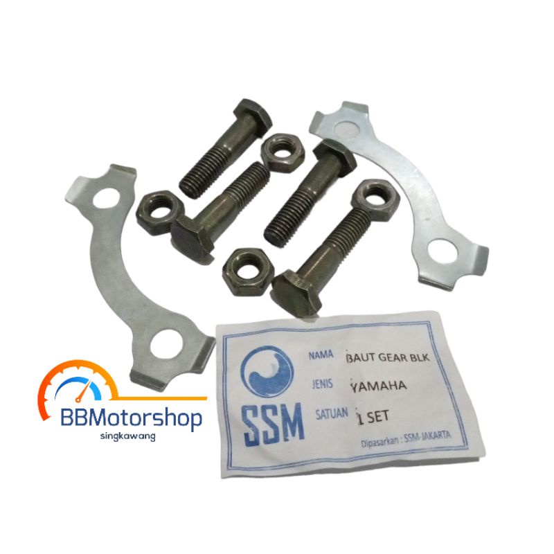 Jual Baut Gear Belakang Yamaha SSM Komplit 1 Set | Shopee Indonesia