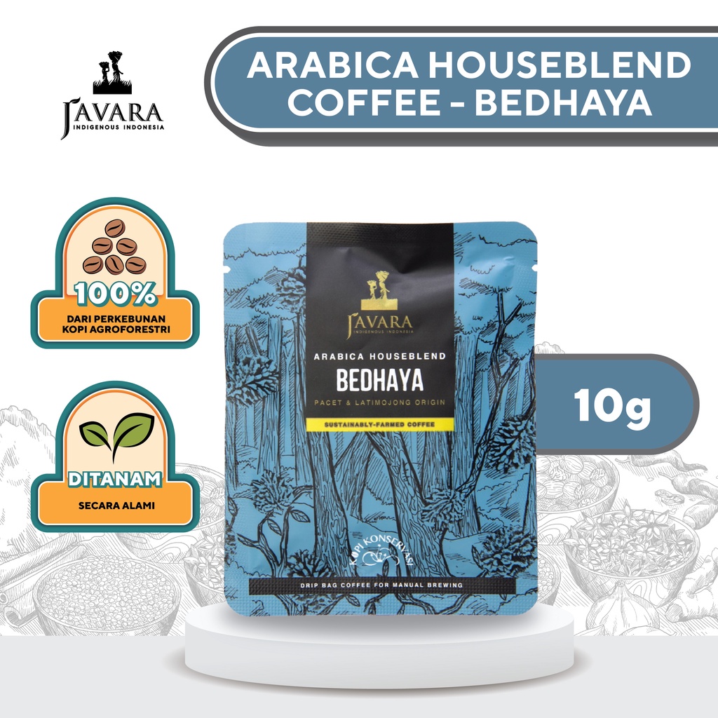 Jual Javara Arabica Houseblend Bedhaya Drip Bag Coffee - Kopi Arabica ...