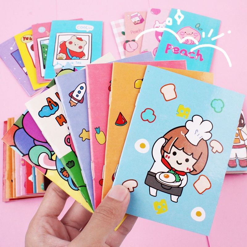 Jual NOTEBOOK MINI KARAKTER / NOTES KECIL MOTIF RANDOM (1 PCS) | Shopee ...