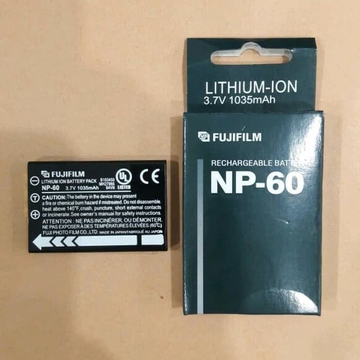 Jual Battery Fujifilm Np-60 Np60 Rechargeable | Shopee Indonesia