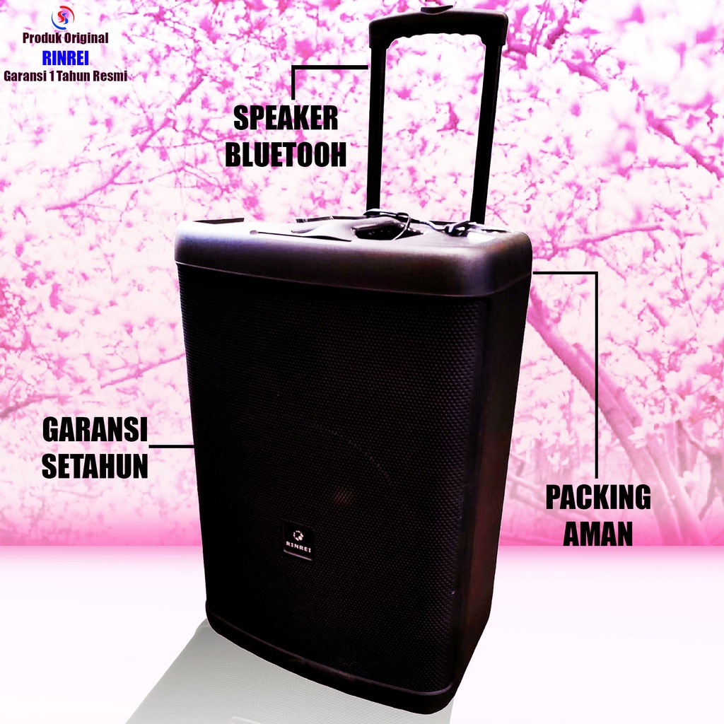Jual Speaker Bluetooth Speaker Bass Speaker Portable aktif RINREI 15 ...