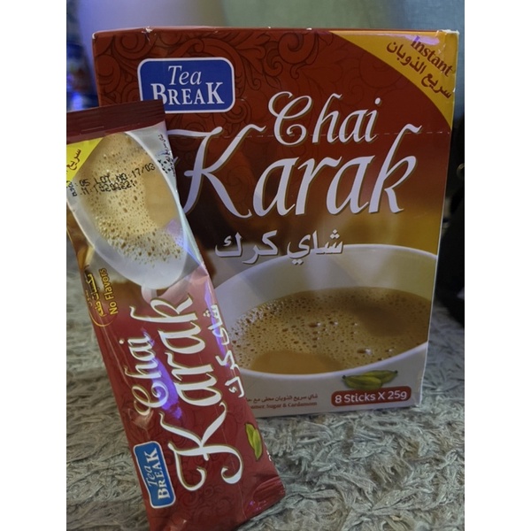 Jual CHAI KARAK TEA isi 8/satuan, teh KARAK dari saudi arabia | Shopee ...