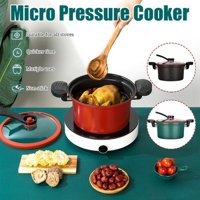 Jual PANCI PRESTO 3.5LITER TEFLON MICRO PRESSURE COOKER TOTIPOTENT POT 24CM | Shopee Indonesia