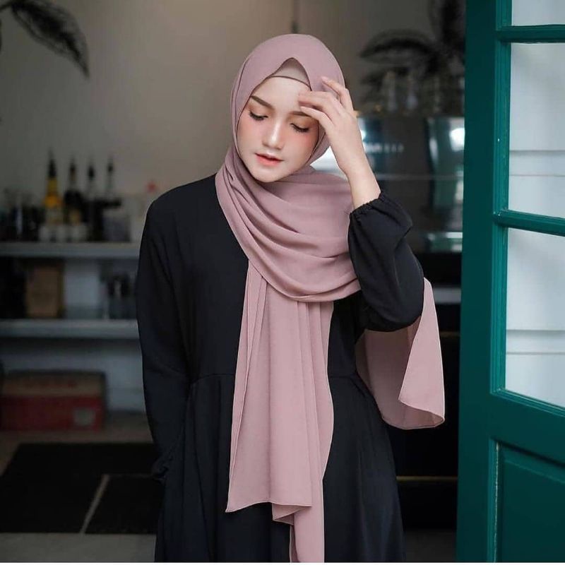 Jual Pashmina Nadya Diamond Crepe Jilbab Pashmina Murah Pasmina Crepe ...