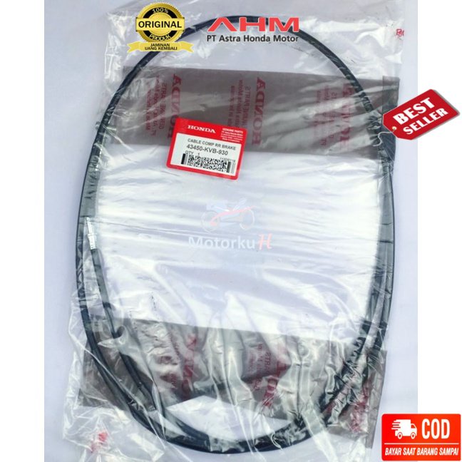 Jual KABEL REM BELAKANG HONDA BEAT 43450KVB930 | Shopee Indonesia