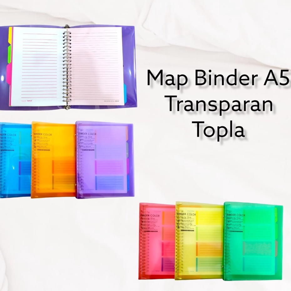 Jual Binder/Map Binder Transparan | Shopee Indonesia