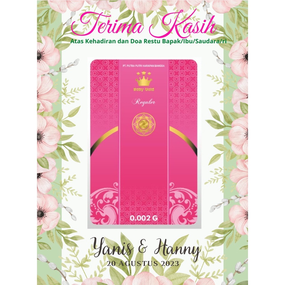 Jual ( TAMBAHAN Kemasan )Souvenir Custom Wedding Pernikahan Ulang Tahun ...