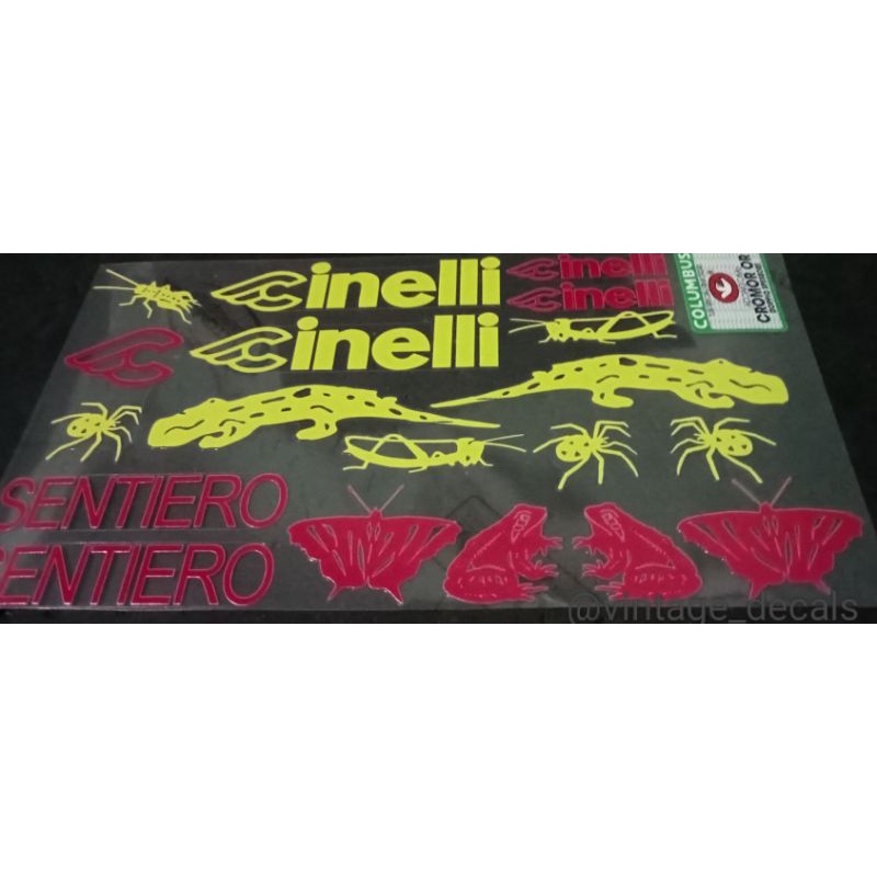 Jual sticker decals sepeda CINELLI mtb SENTIERO | Shopee Indonesia