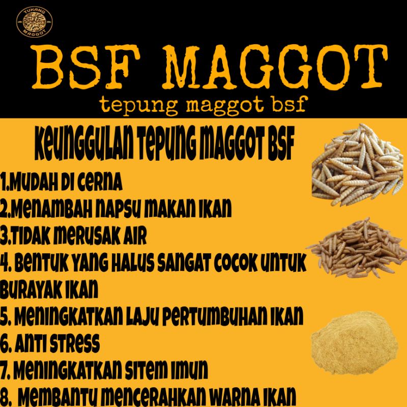 Jual TEPUNG MAGGOT BSF KERING HALUS DAN WANGI MURAH MERIAH kemasan 250 ...