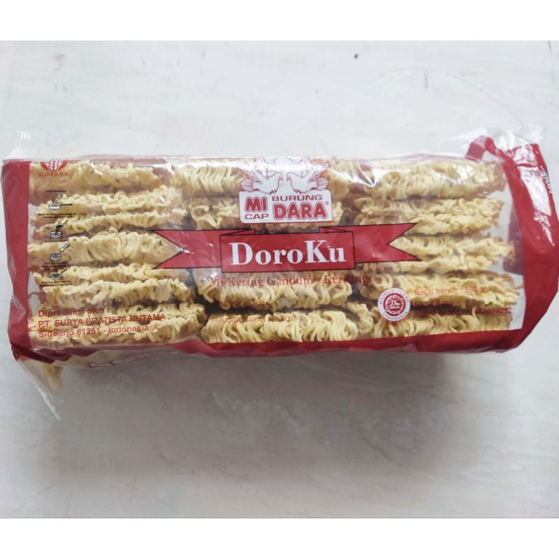 Jual surabaya mi burung dara cap doroku mie kering gandum keriting ...