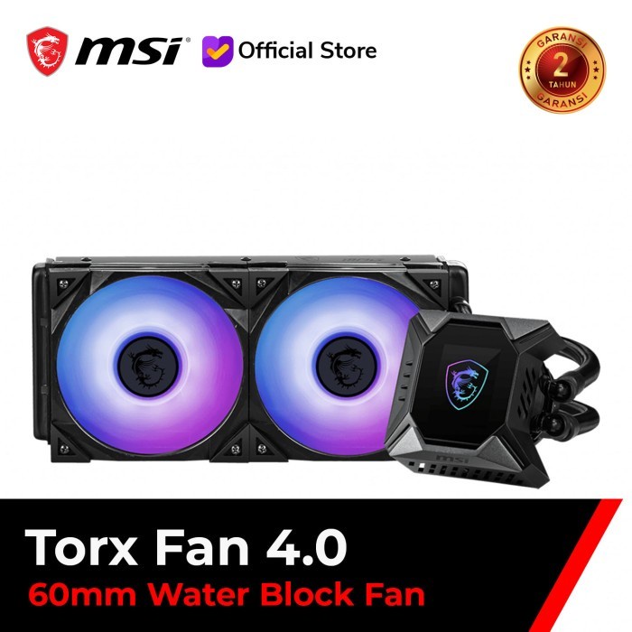 Jual AIO Cooler MSI MPG Coreliquid K240 AIO CPU Water Cooler 240mm | Shopee Indonesia