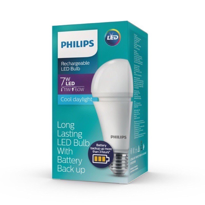 Jual PROMO PHILIPS LED BULB EMERGENCY LAMP 7.5watt 7W / LED Emergency ...