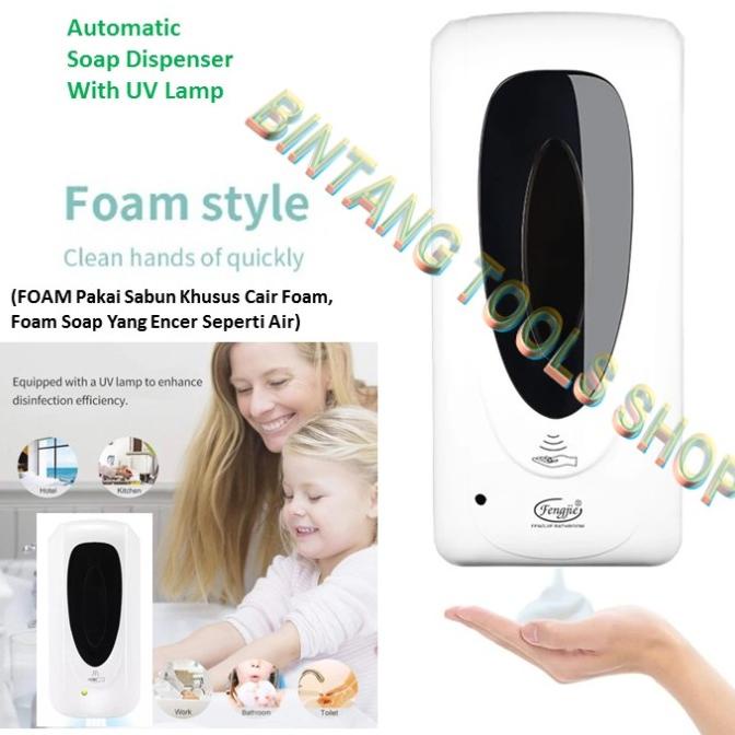 Jual F1409i Automatic Soap Dispenser FOAM GEL SPRAY Hand Sanitizer ...