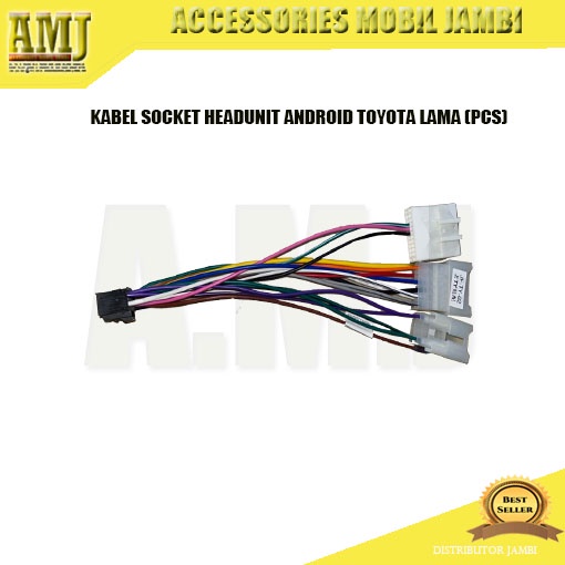 Jual KABEL SOCKET HEADUNIT ANDROID TOYOTA LAMA (PCS) | Shopee Indonesia