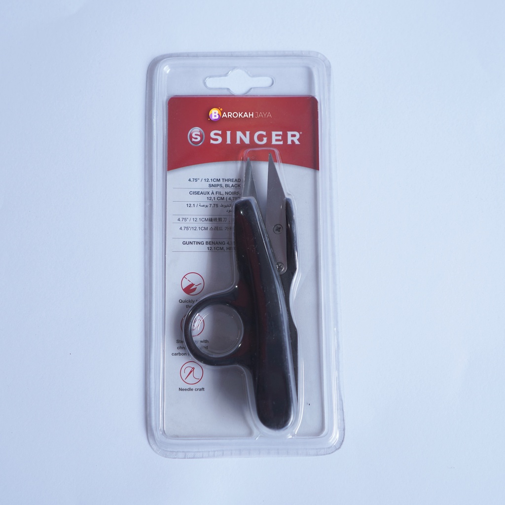 Jual Gunting benang cekrik SINGER 4,75" ( 12,1 cm ) untuk pemula ...
