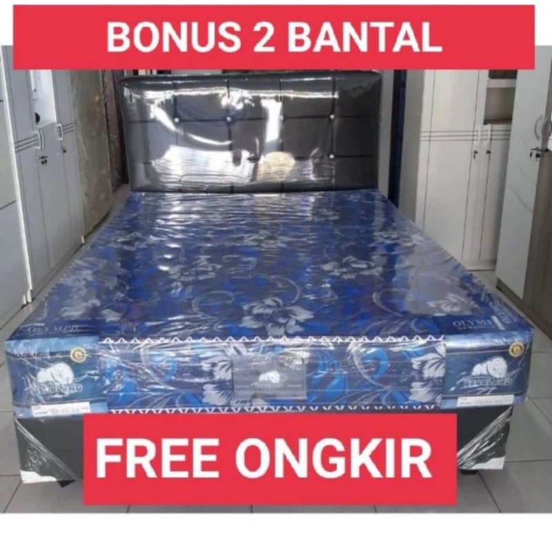 Jual KHUSUS KOTA PALEMBANG MATRAS KASUR SPRINGBED SPRING BED BEARLAND FULLSET | Shopee Indonesia