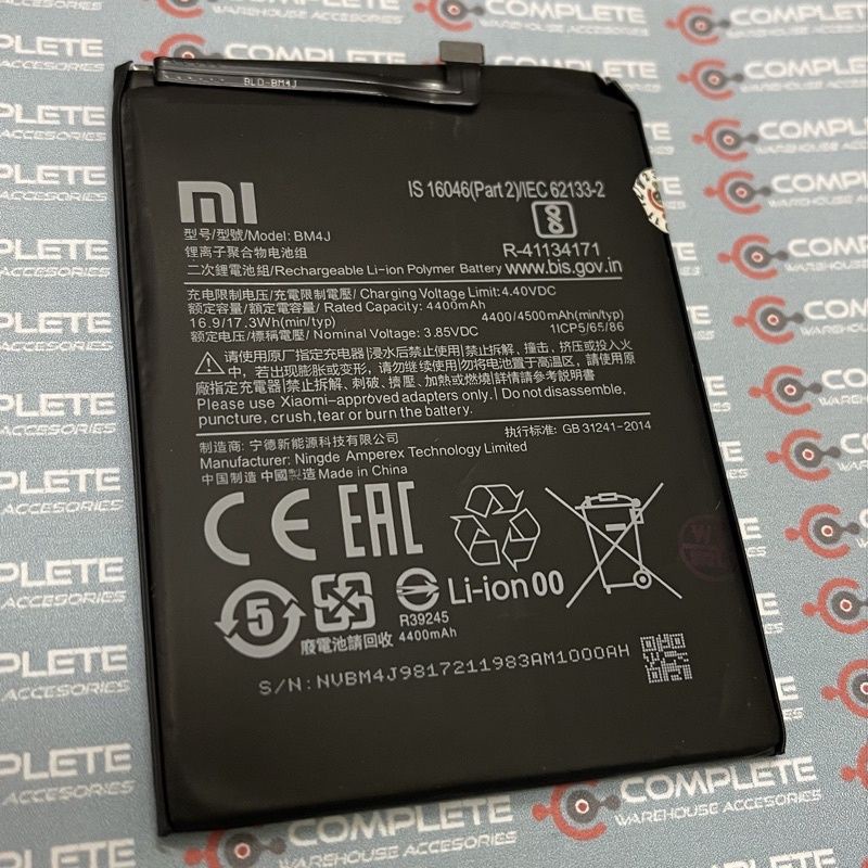 Jual BATERAI REDMI BM-4J | BM 4J | BM4J | REDMI NOTE 8 PRO ORIGINAL 100 ...