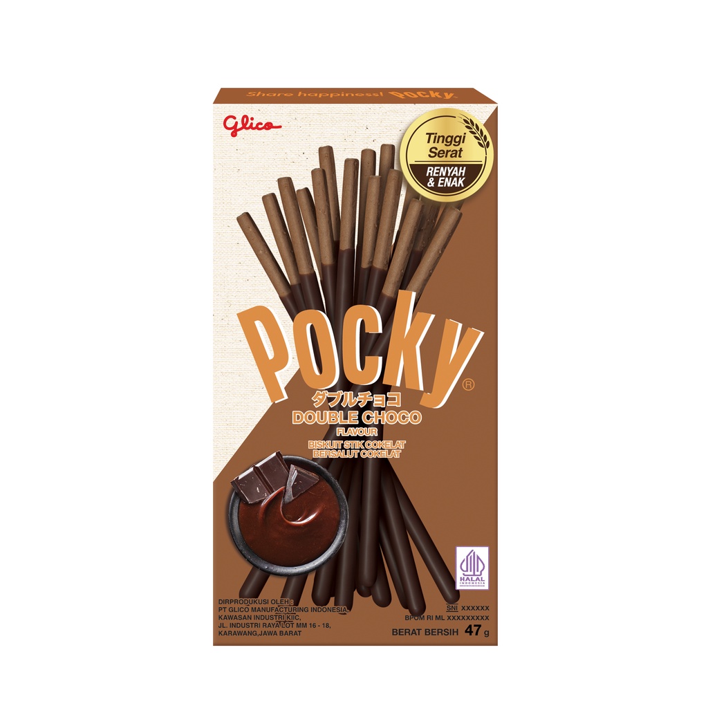 Jual Pocky Double Choco Stick 47Gr | Shopee Indonesia