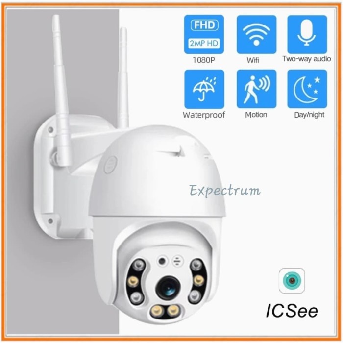 Jual Ip Camera / Ipcam Outdoor Icsee 1080P Ptz Wireless Pan Tilt 4 Ir 4 ...