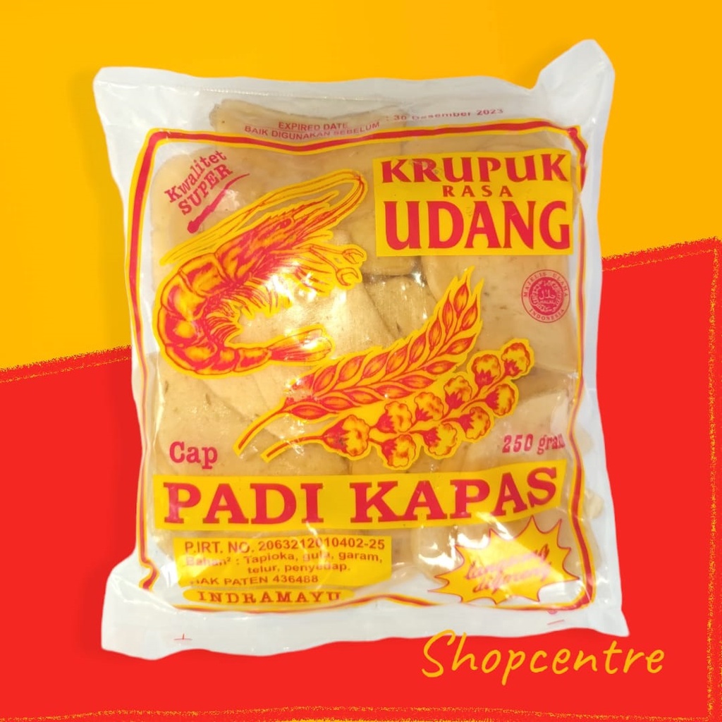 Jual Krupuk udang Cap Padi Kapas | Shopee Indonesia
