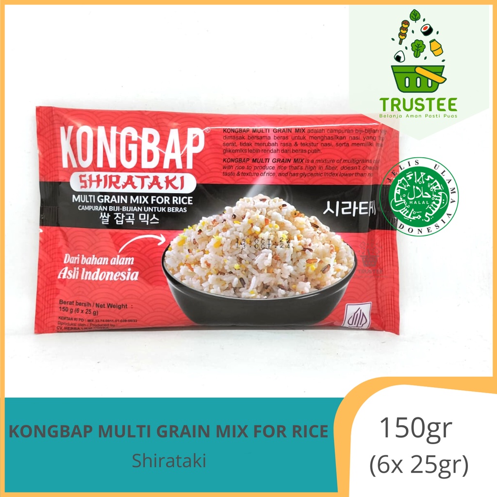 Jual Kongbap Multigrain Mix | Beras Sehat Korea Halal 150 gr (6pcs x ...