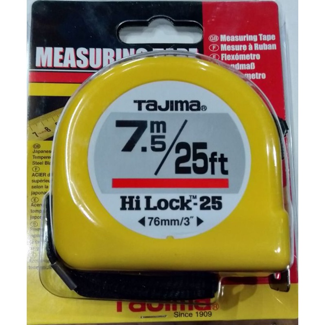 Jual meteran merk Tajima Japan ukuran 7,5 meter | Shopee Indonesia