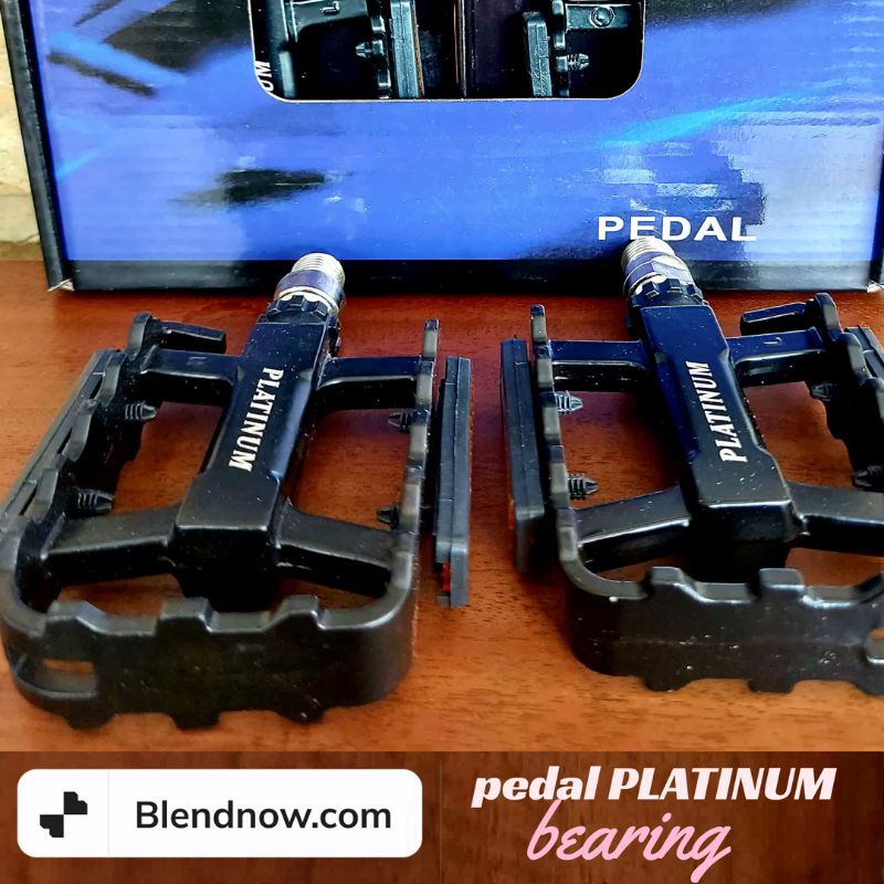 Jual pedal sepeda bearing aloy murah loncer platinum untuk mtb atau lipat | Shopee Indonesia