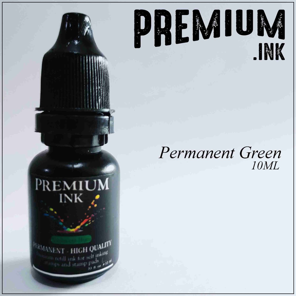 Jual Tinta Stempel Permanen 10 ML KUALITAS PREMIUM - Tinta Stampel ...