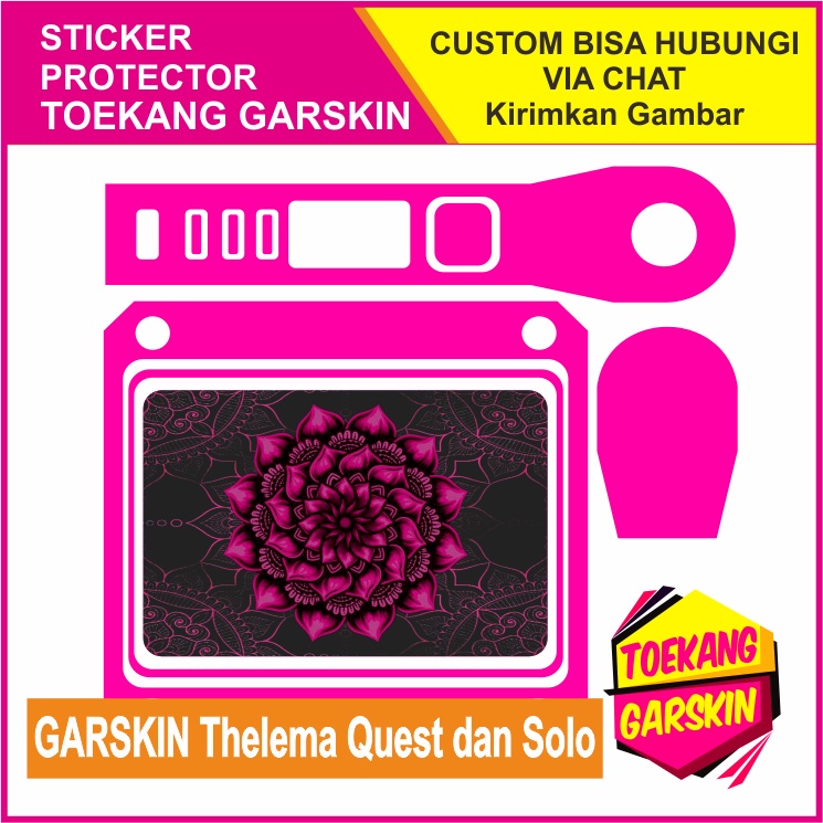 Jual SKIN Sticker Garskin thelema Solo, Garskin Thelema Quest PINK ...