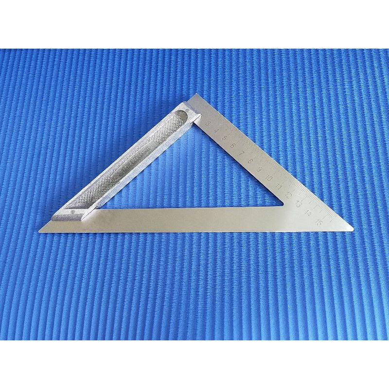 Jual Penggaris Tukang Segitiga / Penggaris Speed square Solid 7 Inch ...