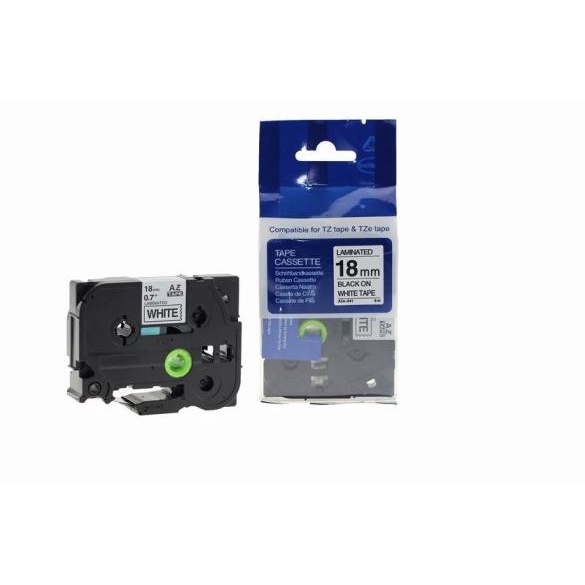 Jual Brother Compatible Label TZe-241 Laminated Tape (18mm Black On ...