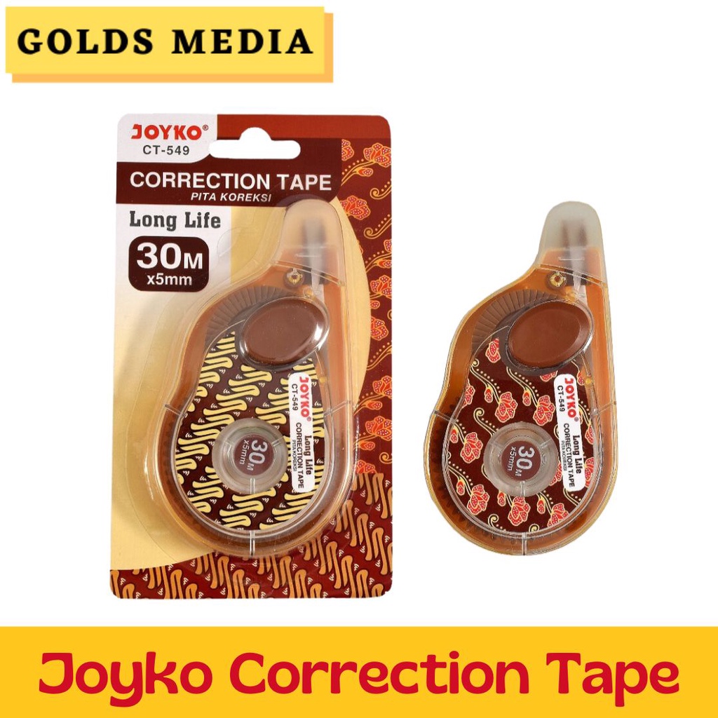 Jual Joyko Correction Tape Joyko Pita Koreksi Joyko CT-549 Joyko ...