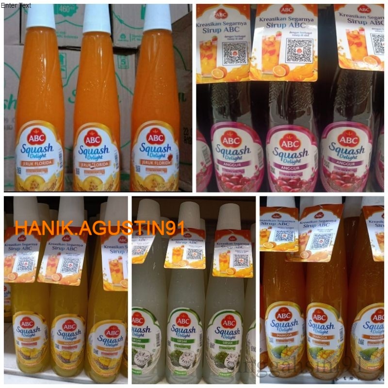 Jual ABC Sirup Squash Delight Jeruk / Nanas / Mangga / Sirsak / Anggur ...