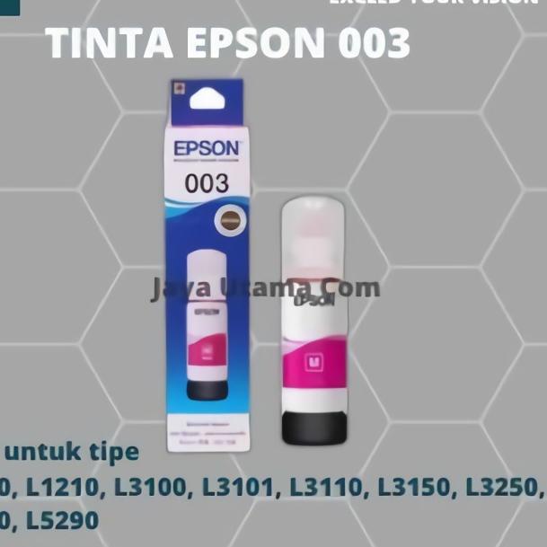 Jual Tinta Epson 003 Original Refill Ink Printer L3110 L3150 - Kuning | Shopee Indonesia