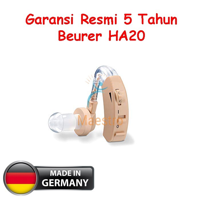 Jual {MantulStore} BEURER HA20 Alat Bantu Pendengaran Dengar Hearing Aid Amplifier HA 20 Murah ...